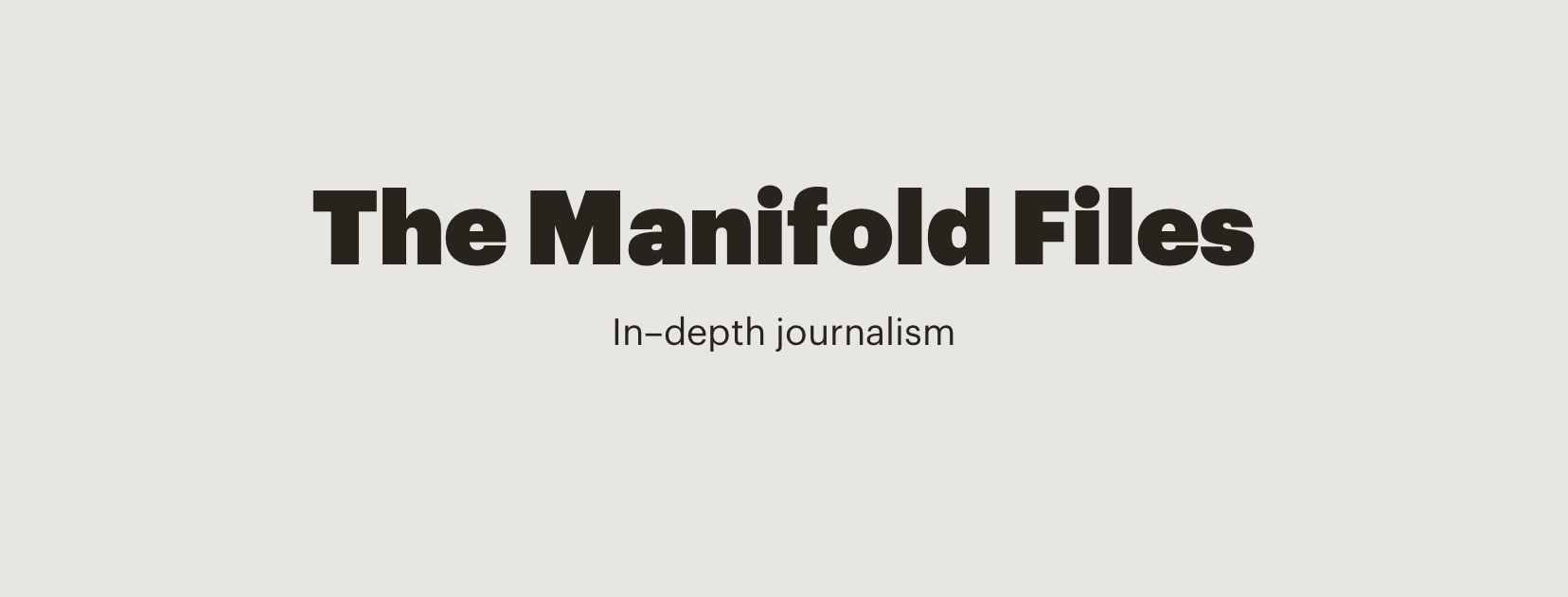 Community - The Manifold Files - EN